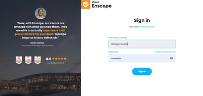 ATG Customer Onboarding for Enscape